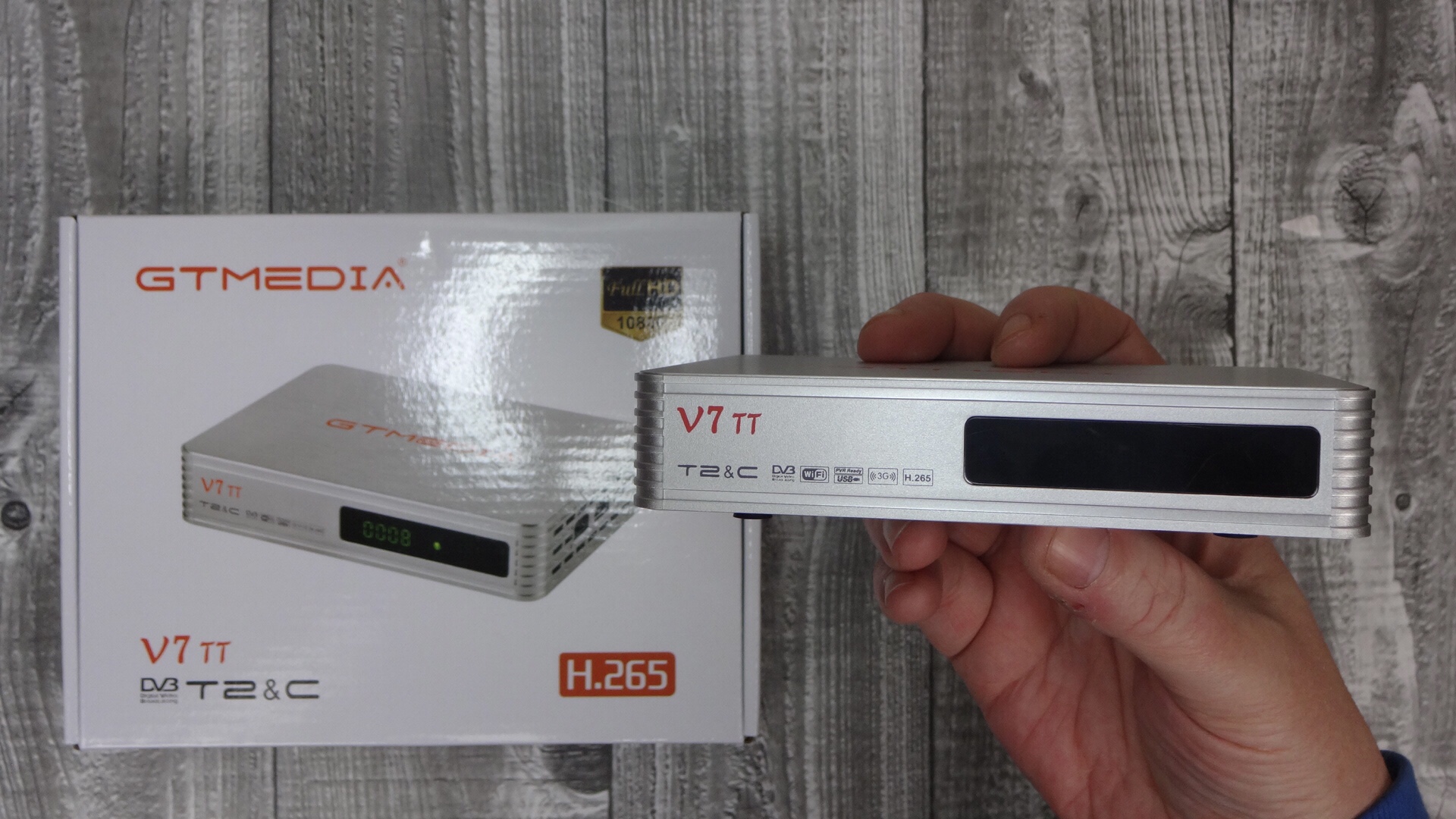 GT MEDIA V7 TT Decoder Ricevitore Digitale Terrestre per cavo DVB-T ...
